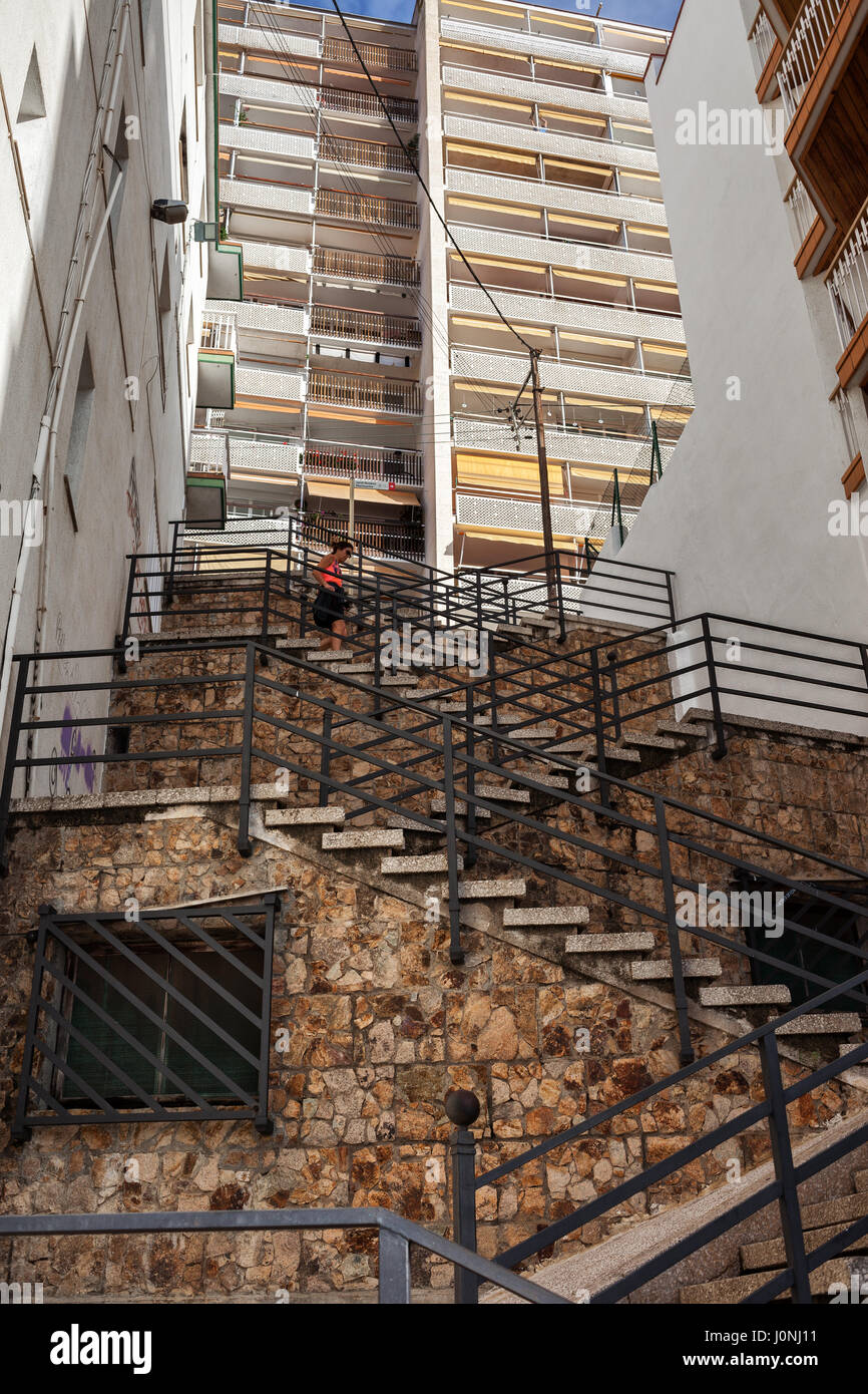 Stairs in block flats hi-res stock photography and images - Alamy