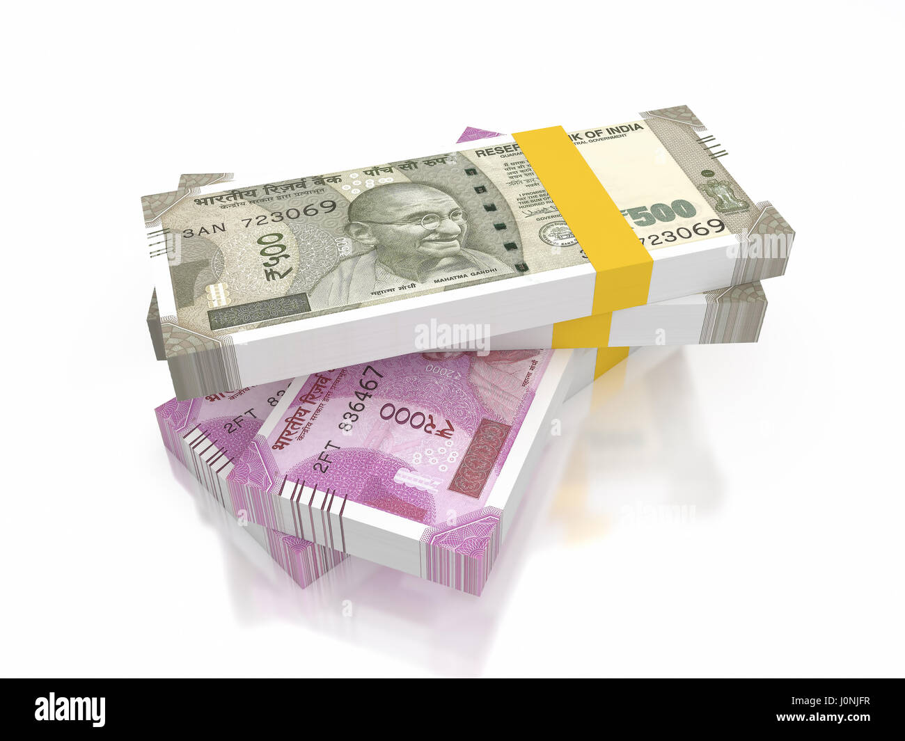 New Indian Currency - 3D Rendered Image Stock Photo - Alamy