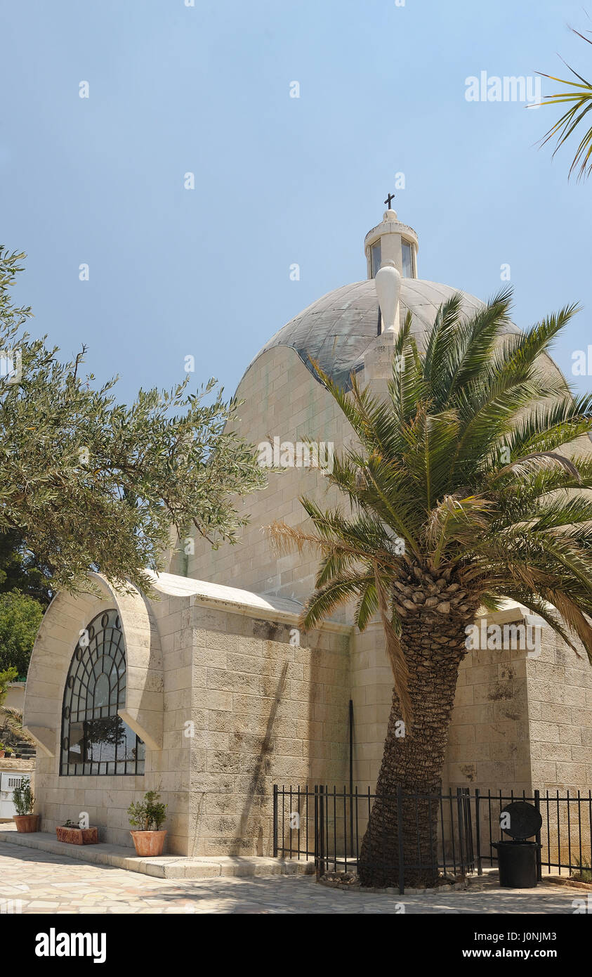 Dominus Flevit, Roman Catholic church, on the Mount of Olives in ...