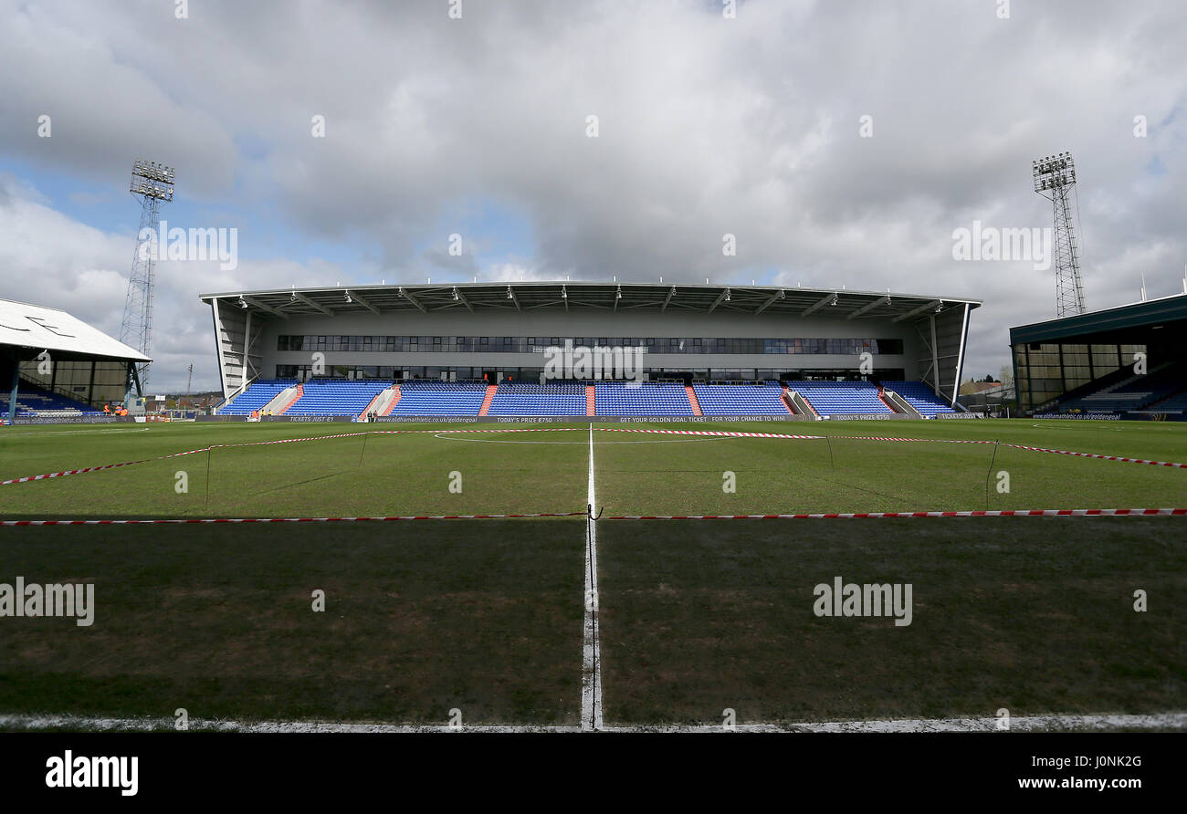 A general view of the pitch ahead of the Sky Bet Championship match at ...