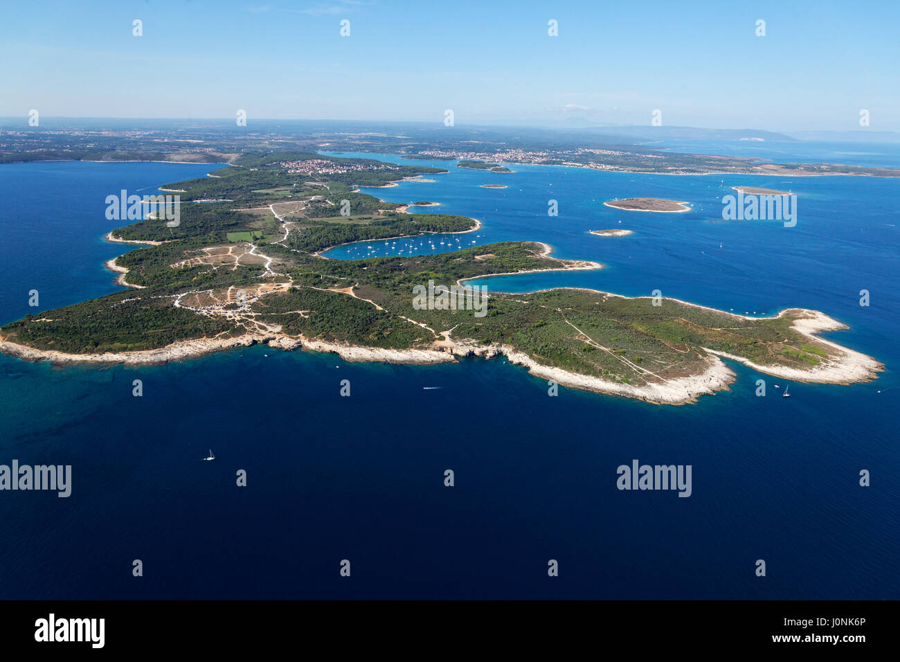 Aerial view of Kamenjak peninsula in Istria, Croatia Stock Photo - Alamy