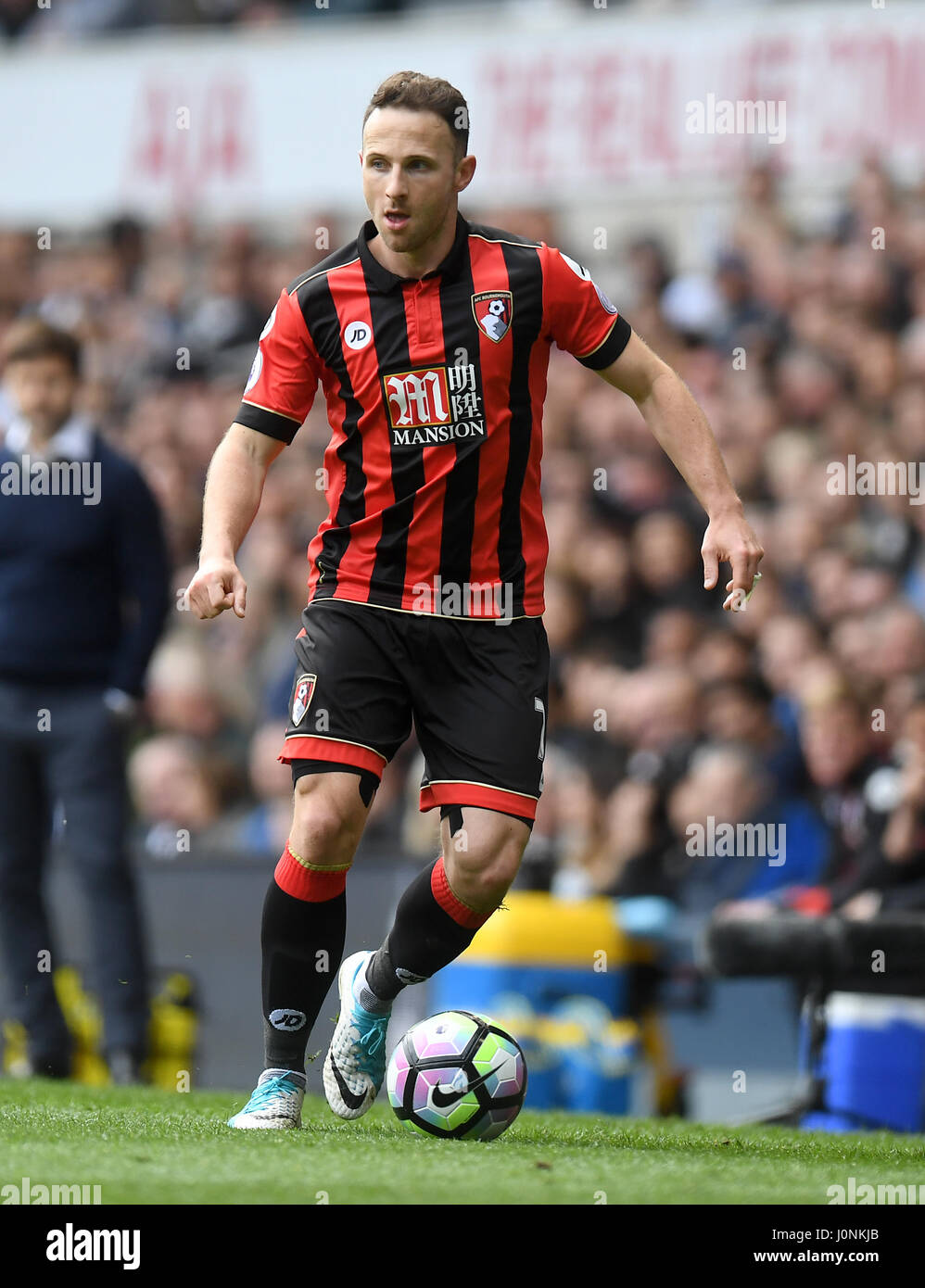 AFC Bournemouth's Marc Pugh in action during the Premier League match ...