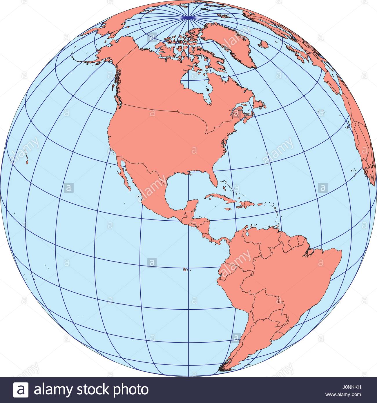 Europe Centered World Map Stock Photos & Europe Centered World Map ...