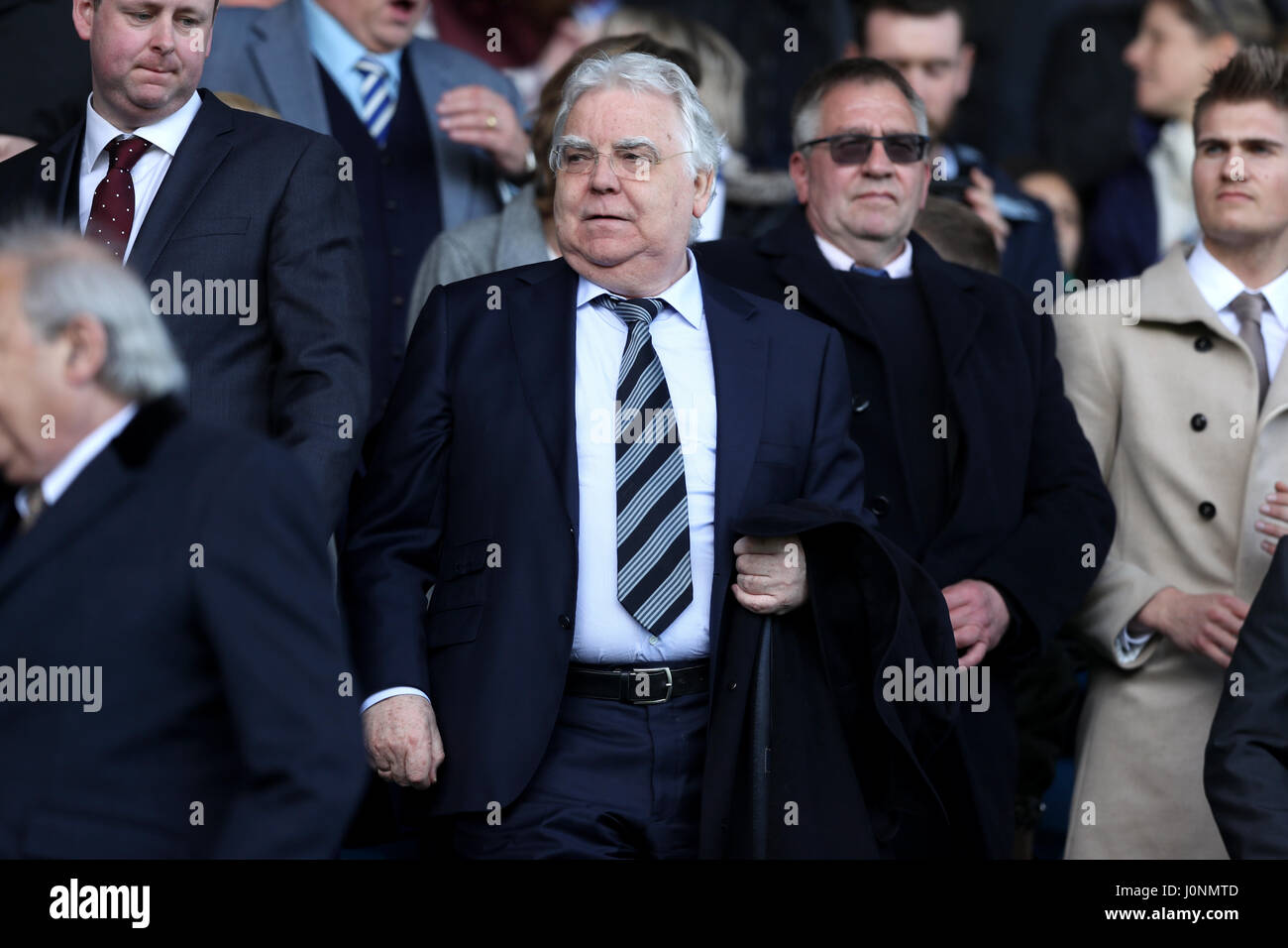 Everton Chairman Bill Kenwright in the stands during the Premier League ...