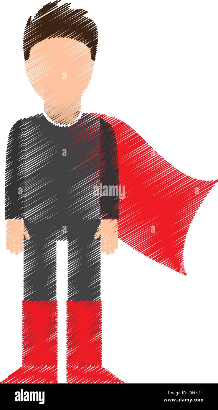 super hero with layer Stock Vector Image & Art - Alamy