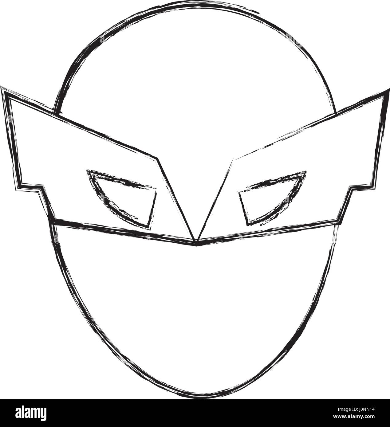 super hero with mask character Stock Vector Image & Art - Alamy