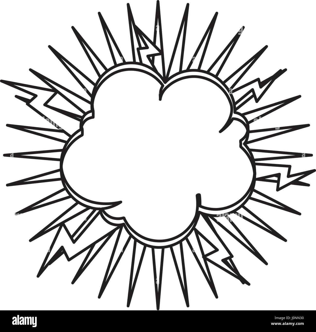 comic explosion isolated icon Stock Vector Image & Art - Alamy