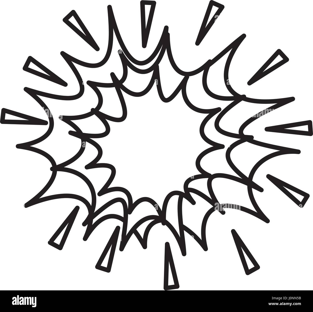 comic explosion isolated icon Stock Vector Image & Art - Alamy