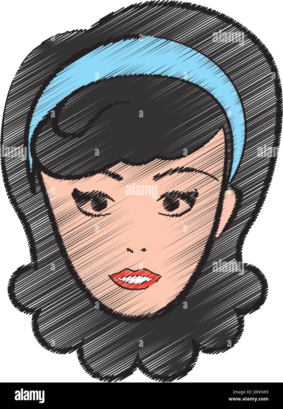 cute woman pop art character Stock Vector Image & Art - Alamy