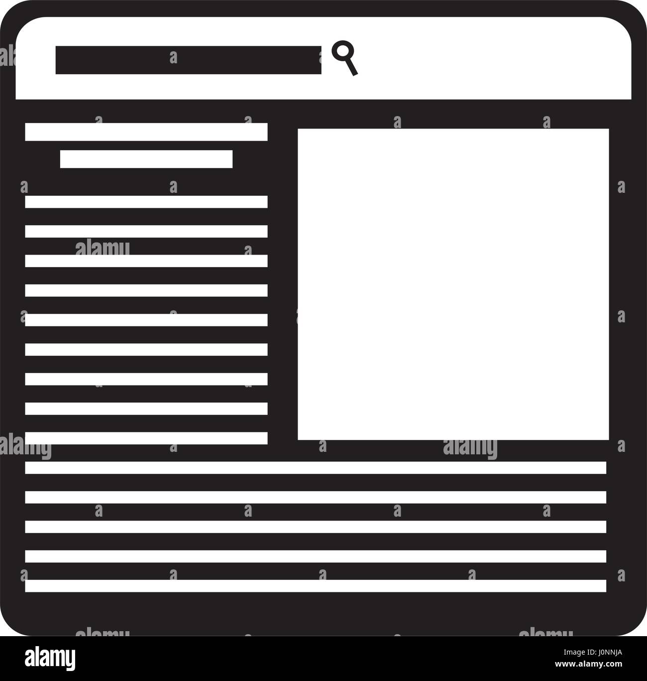 paper document isolated icon Stock Vector Image & Art - Alamy