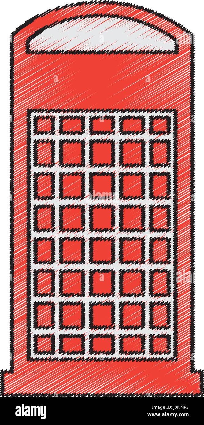 London phone booth art Stock Vector Images - Alamy