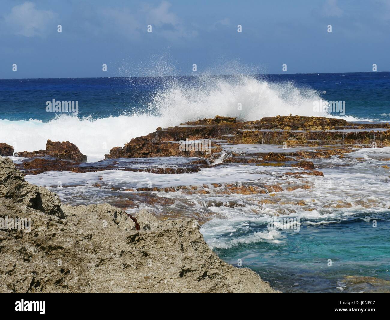 Huge waves at Swimming Hole, Rota Northern Mariana Islands Giant waves ...