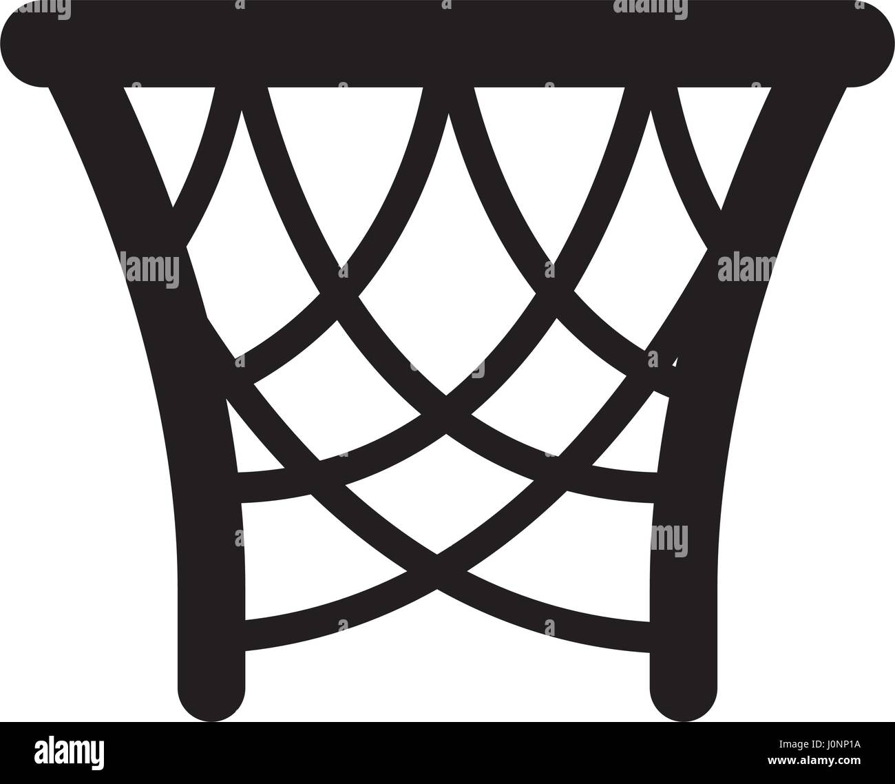 basket basketball isolated icon Stock Vector Image & Art - Alamy