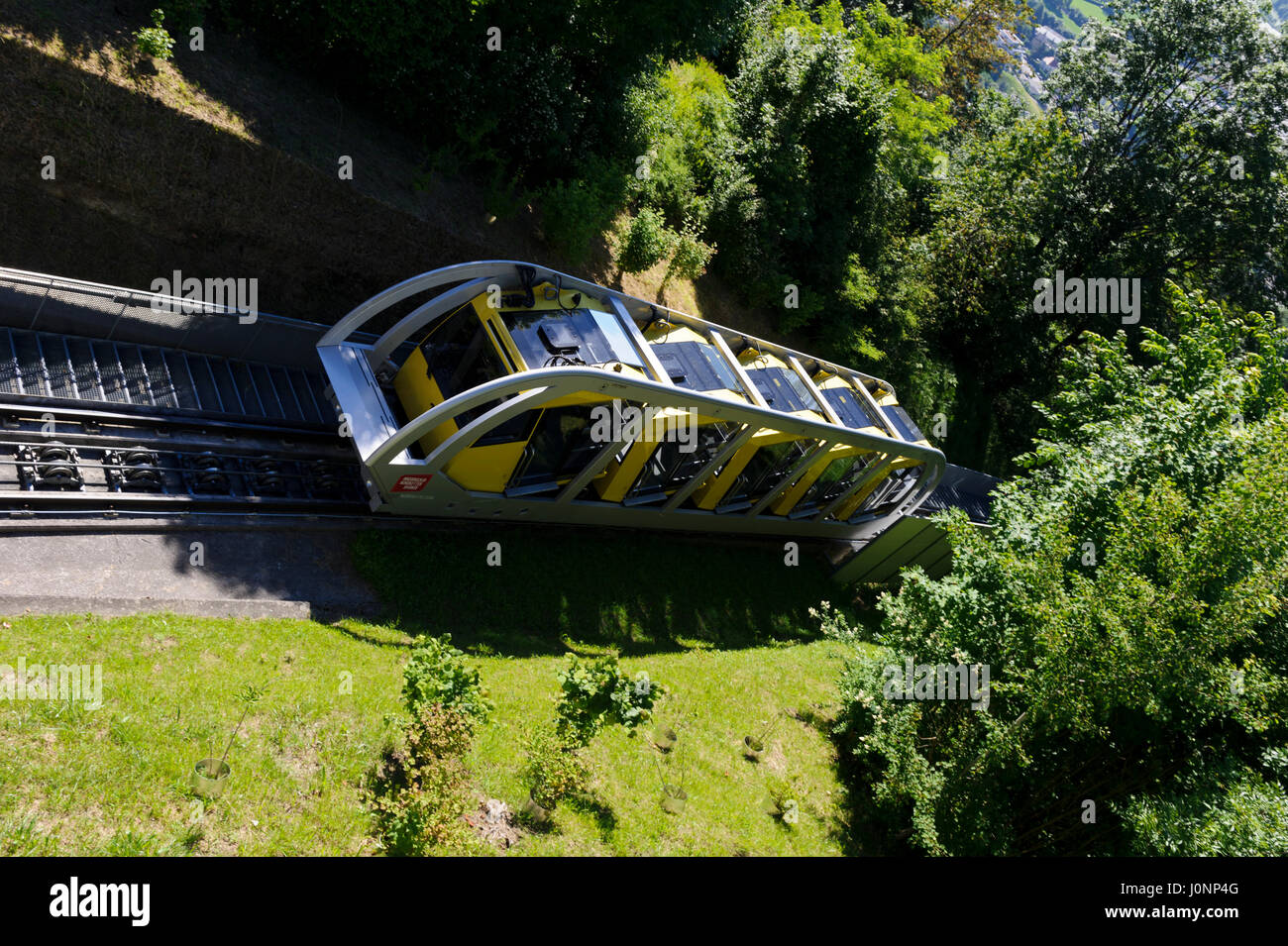 Northkette/Hungerburg funicular, Innsbruck, Tyrol, Austria Stock Photo ...