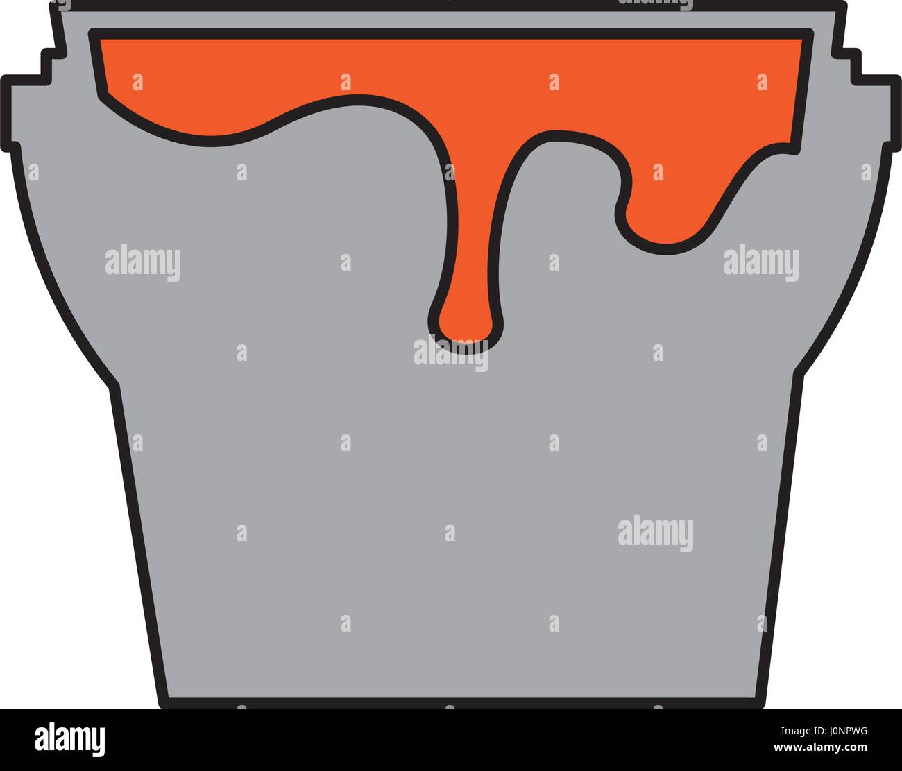 paint pot isolated icon Stock Vector Image & Art - Alamy