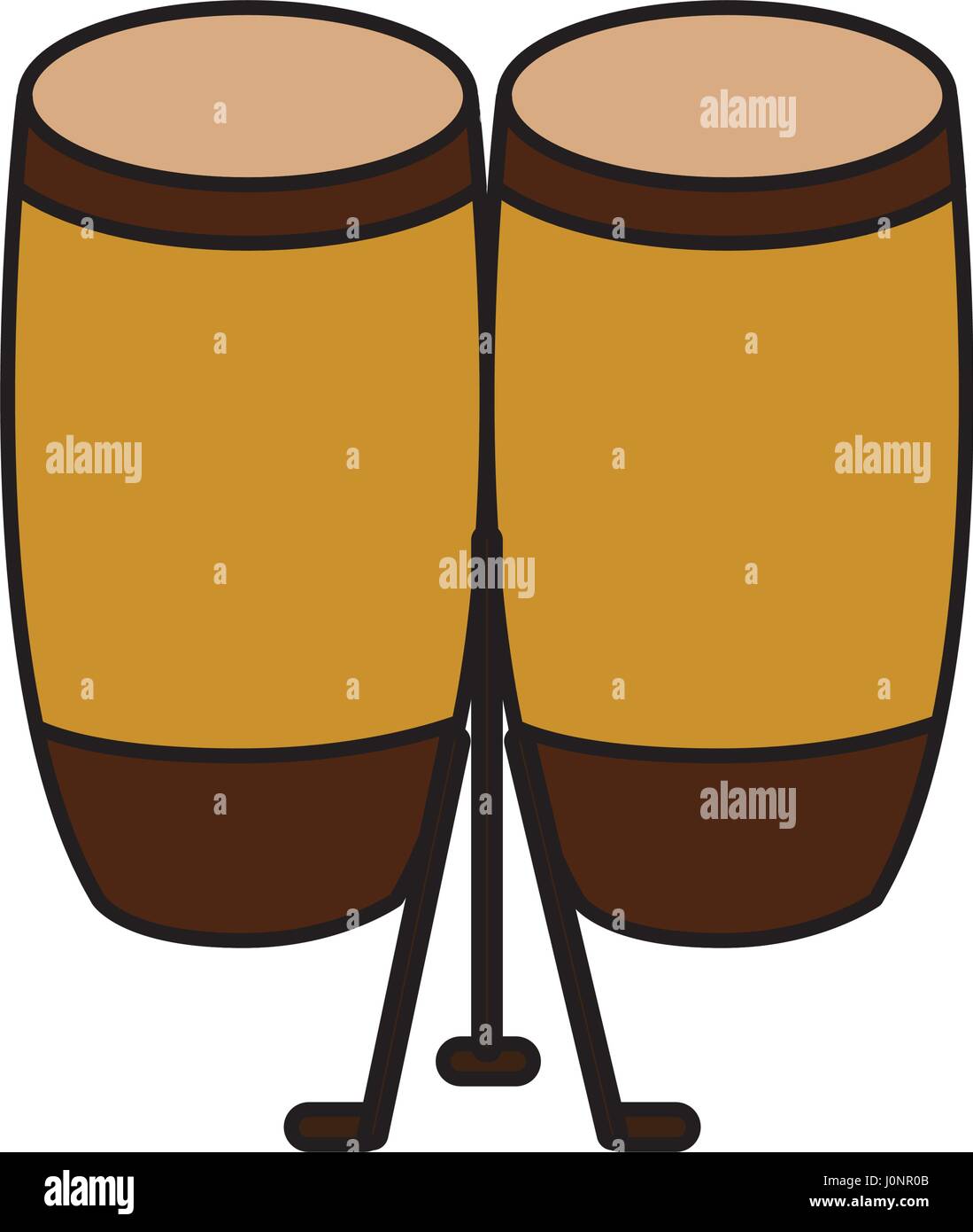 bongo musical instrument icon Stock Vector Image & Art - Alamy