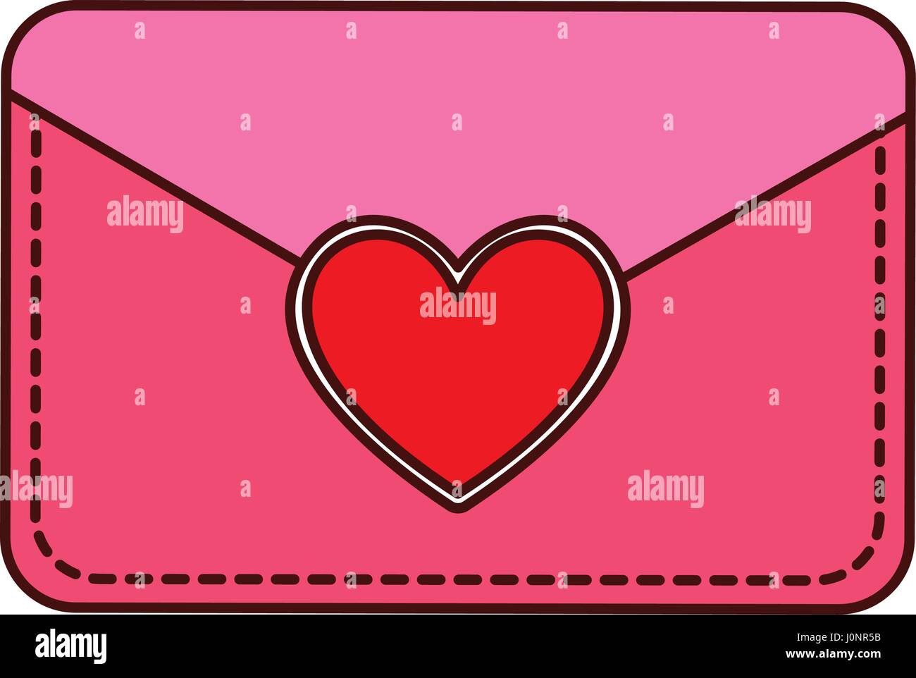 Heart shape package symbols Stock Vector Images - Alamy