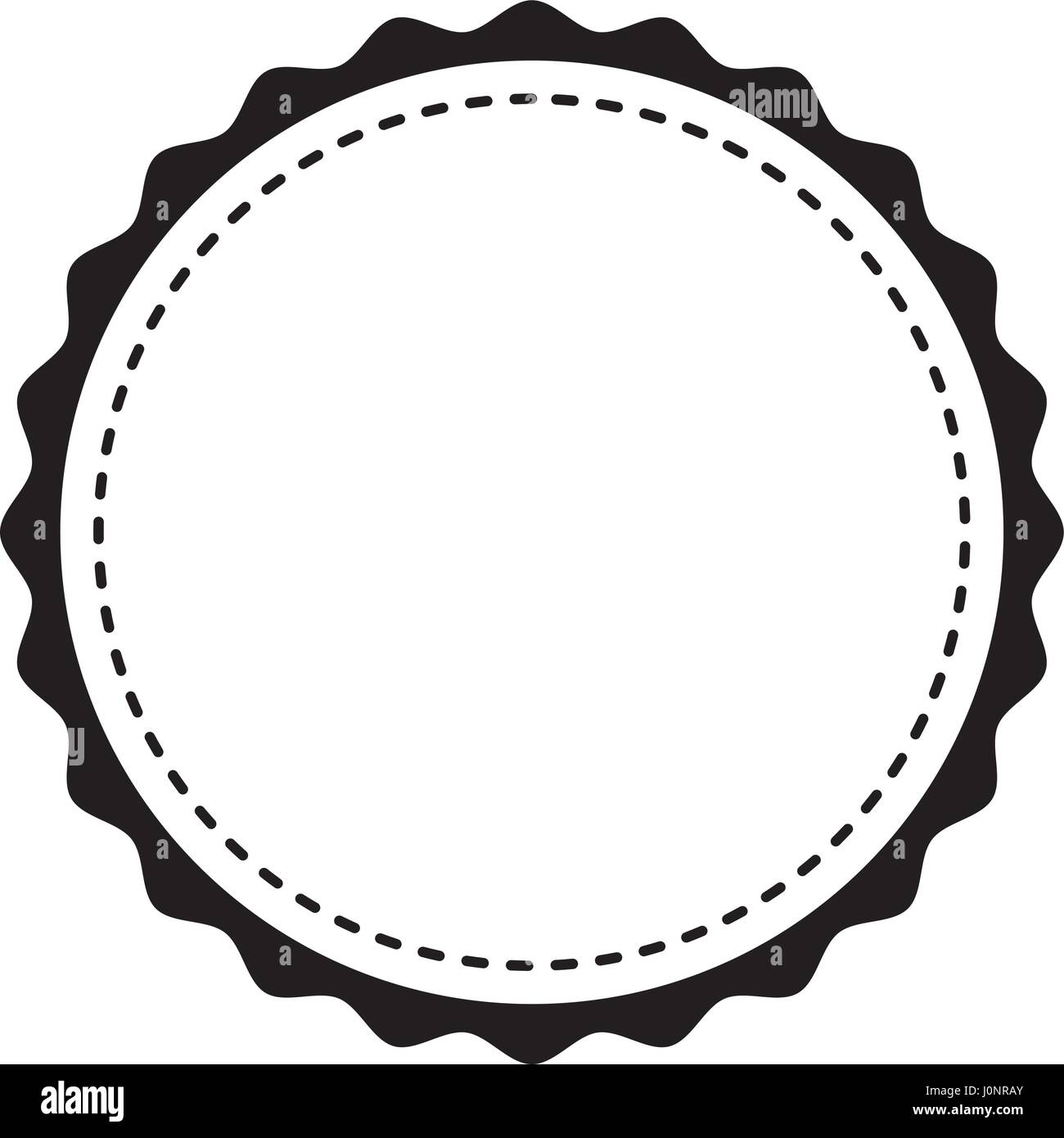 circle seal stamp lace Stock Vector Image & Art - Alamy