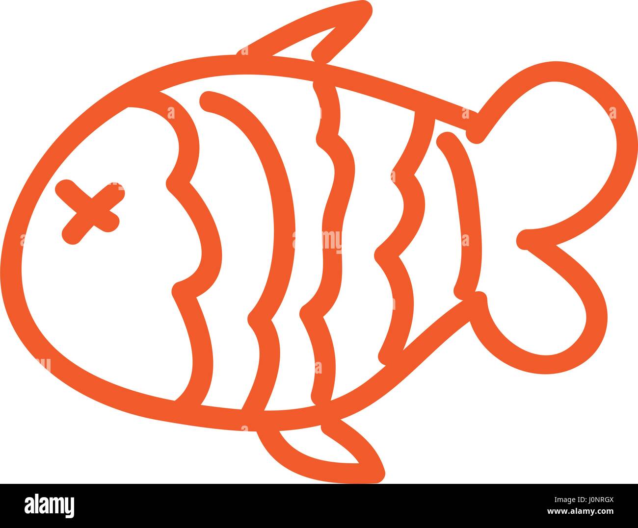 fish nutritive food isolated icon Stock Vector Image & Art - Alamy