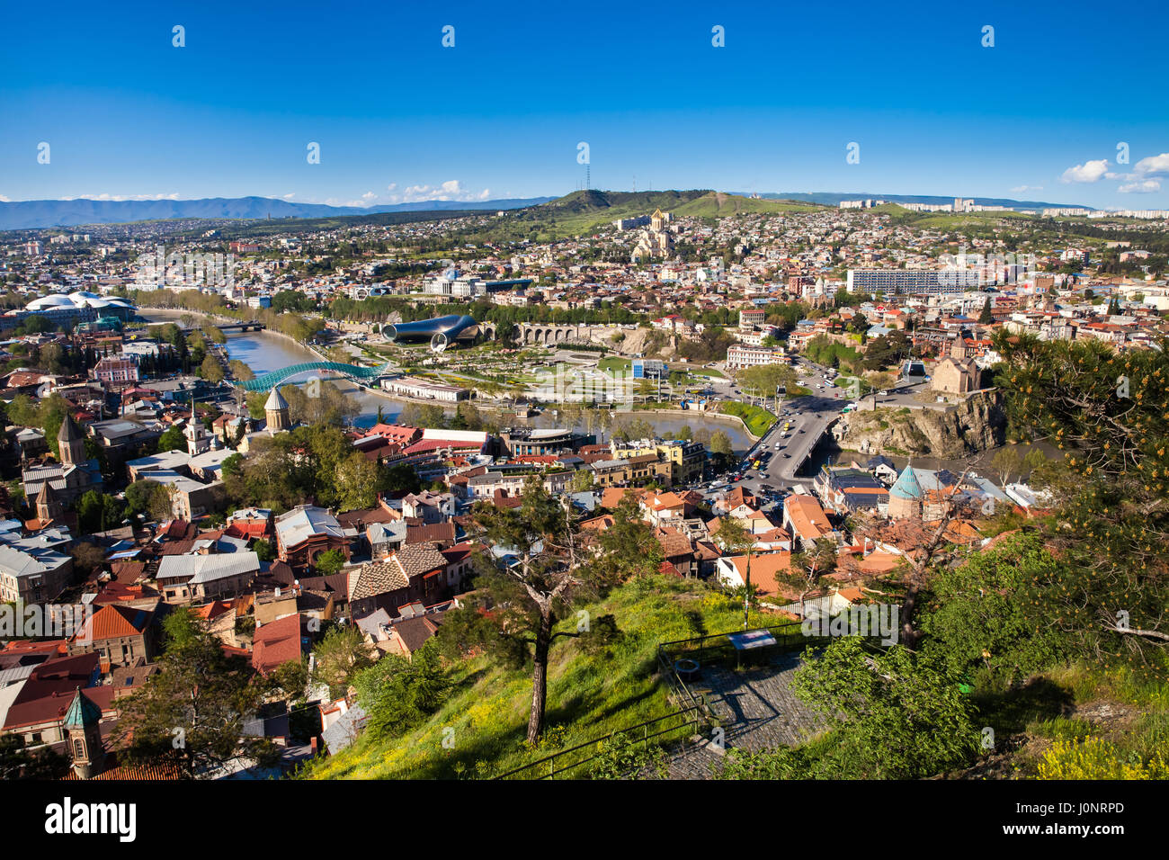 Panorama of tbilisi hi-res stock photography and images - Alamy