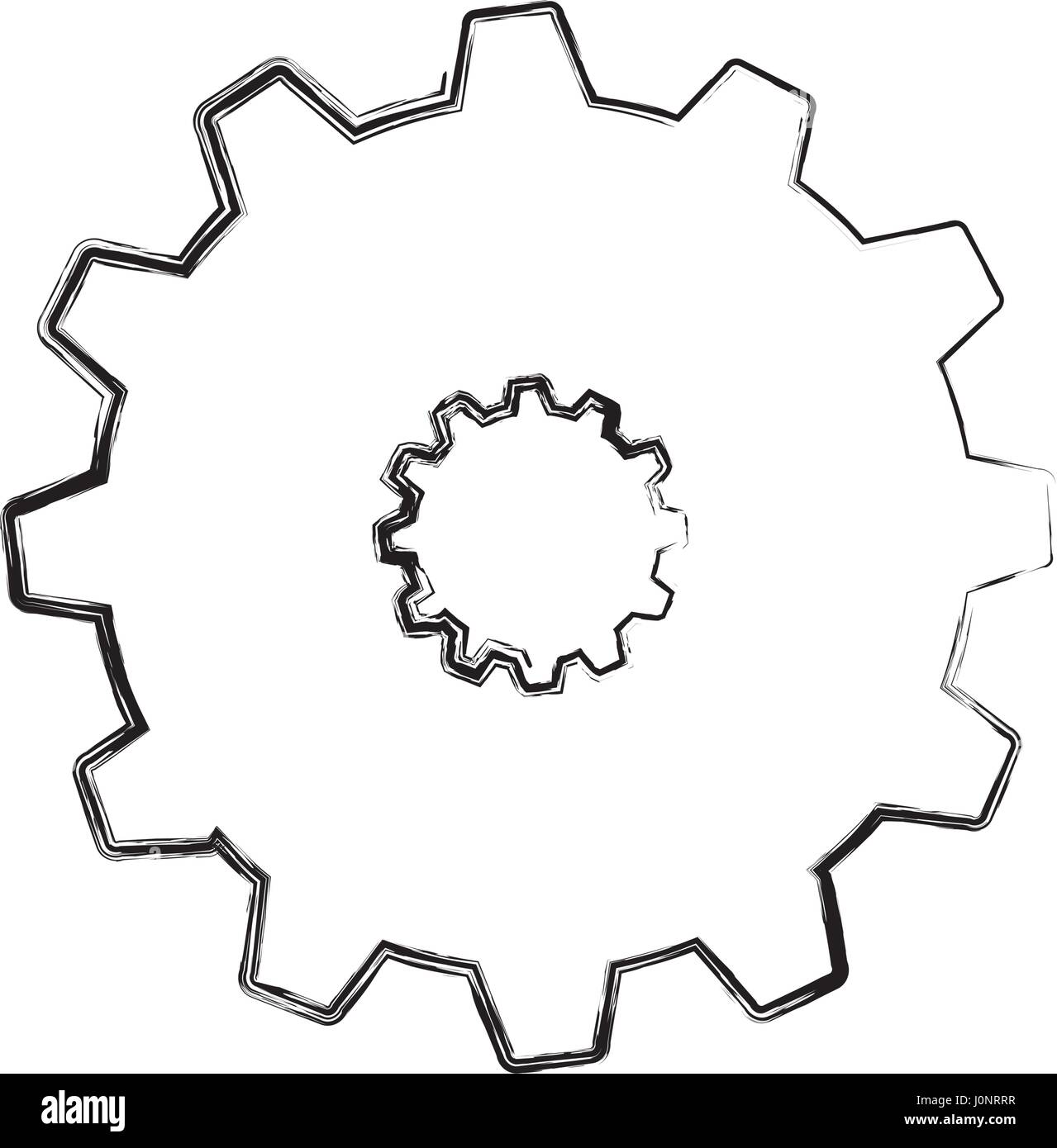 Gear Settings Setup Icon Stock Vector Image And Art Alamy