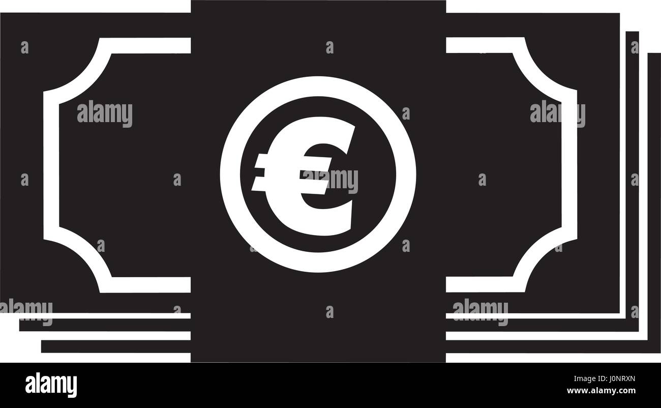 Stack of euro bills Stock Vector Images - Alamy