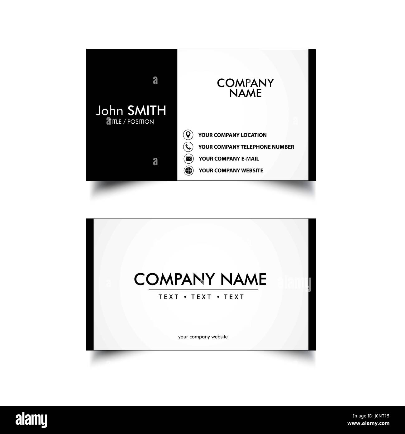 Simple business card hi-res stock photography and images - Alamy