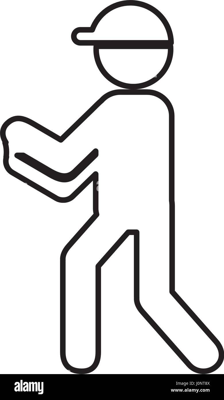 airport worker silhouette icon Stock Vector Image & Art - Alamy
