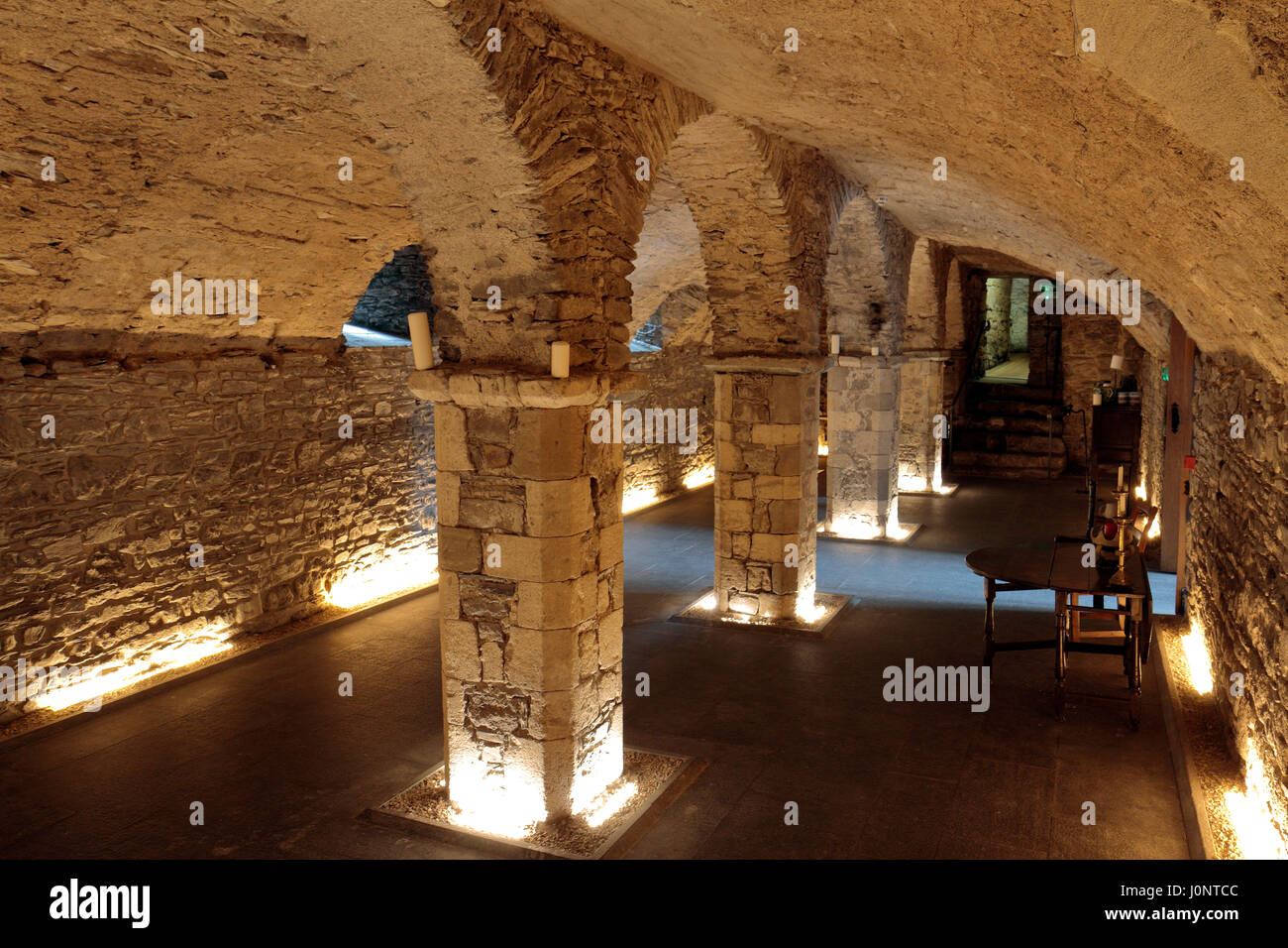 The Choristers' Hall & medieval wine vaults in the Medieval Museum ...