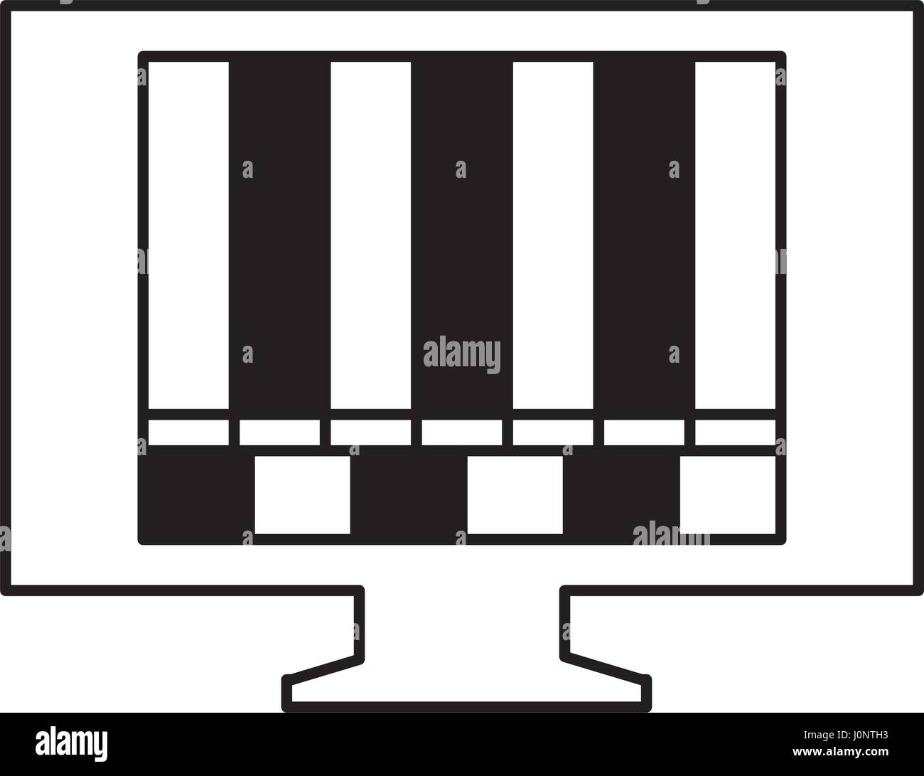 tv with bad signal icon Stock Vector Image & Art - Alamy