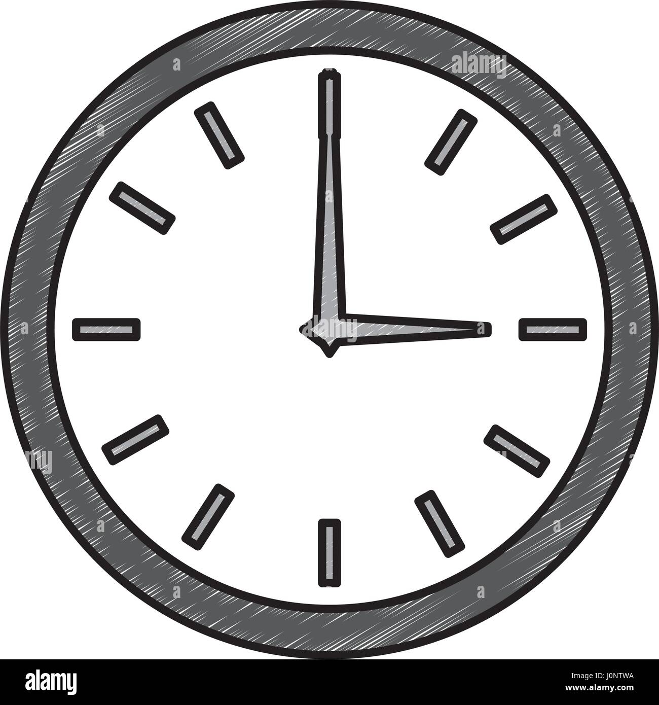 Victorian wall clock Stock Vector Images - Alamy