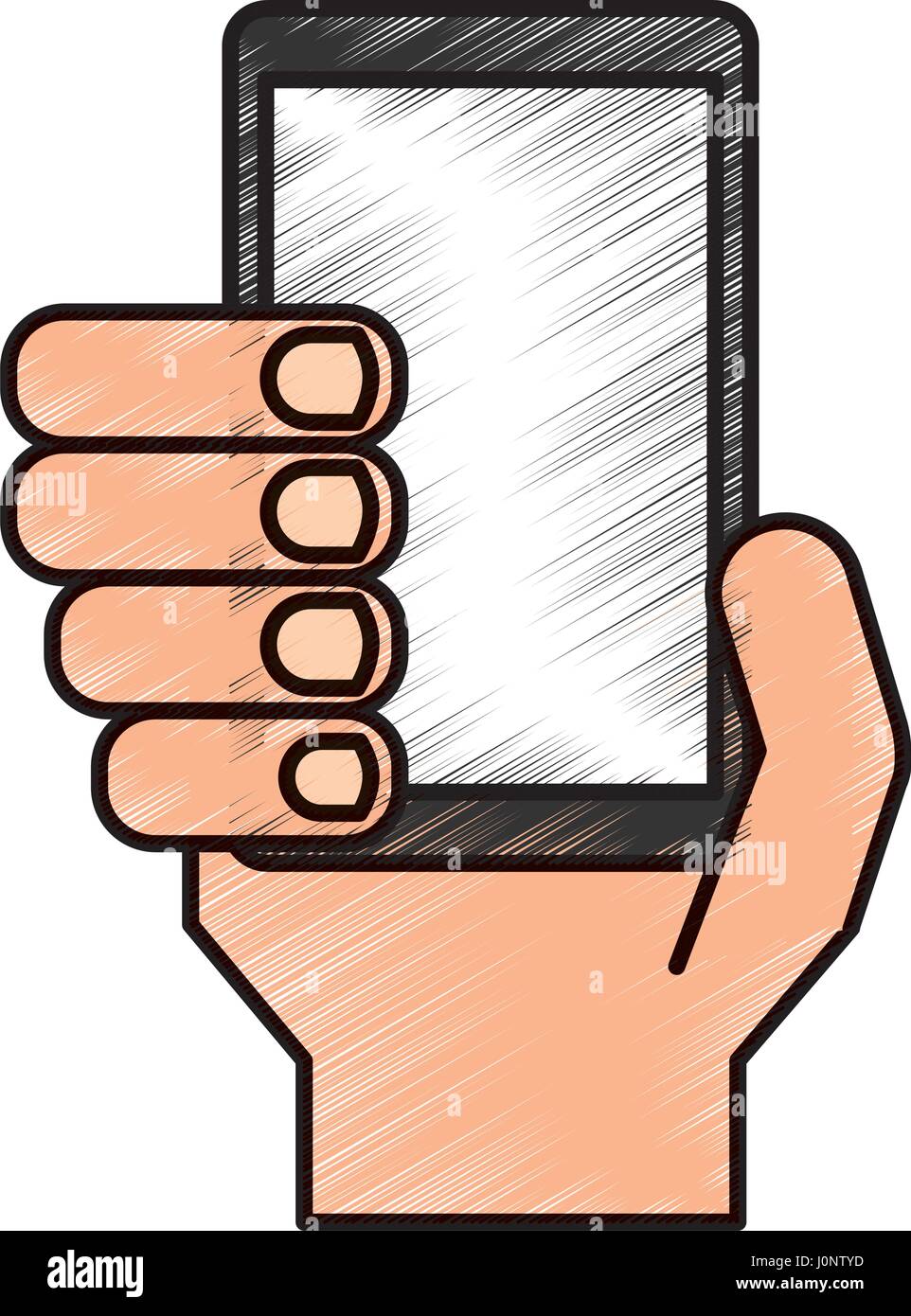 hands user smartphone icon Stock Vector Image & Art - Alamy