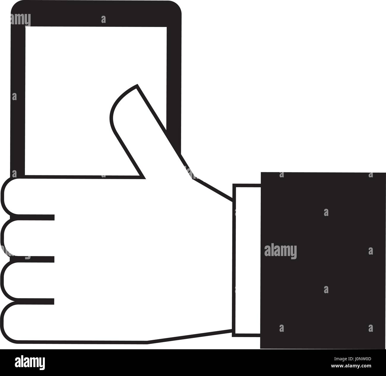 hands user smartphone icon Stock Vector Image & Art - Alamy