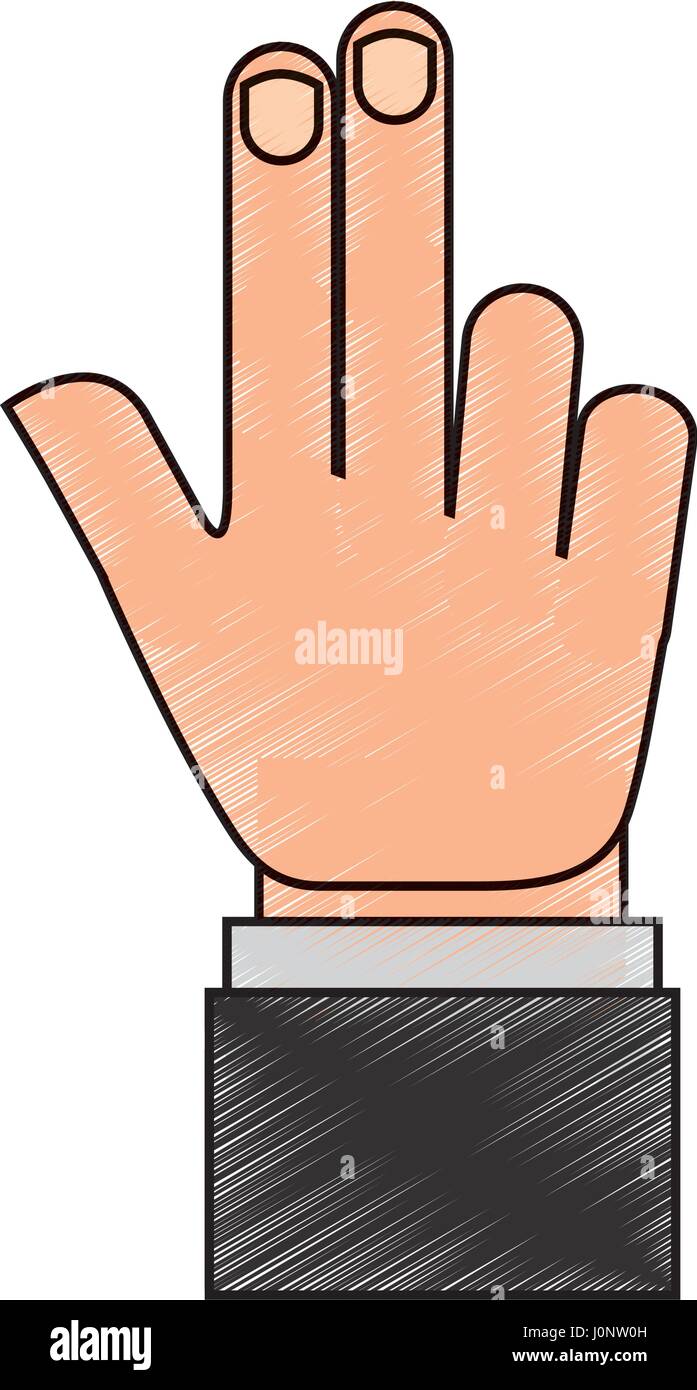 hands human touching icon Stock Vector Image & Art - Alamy