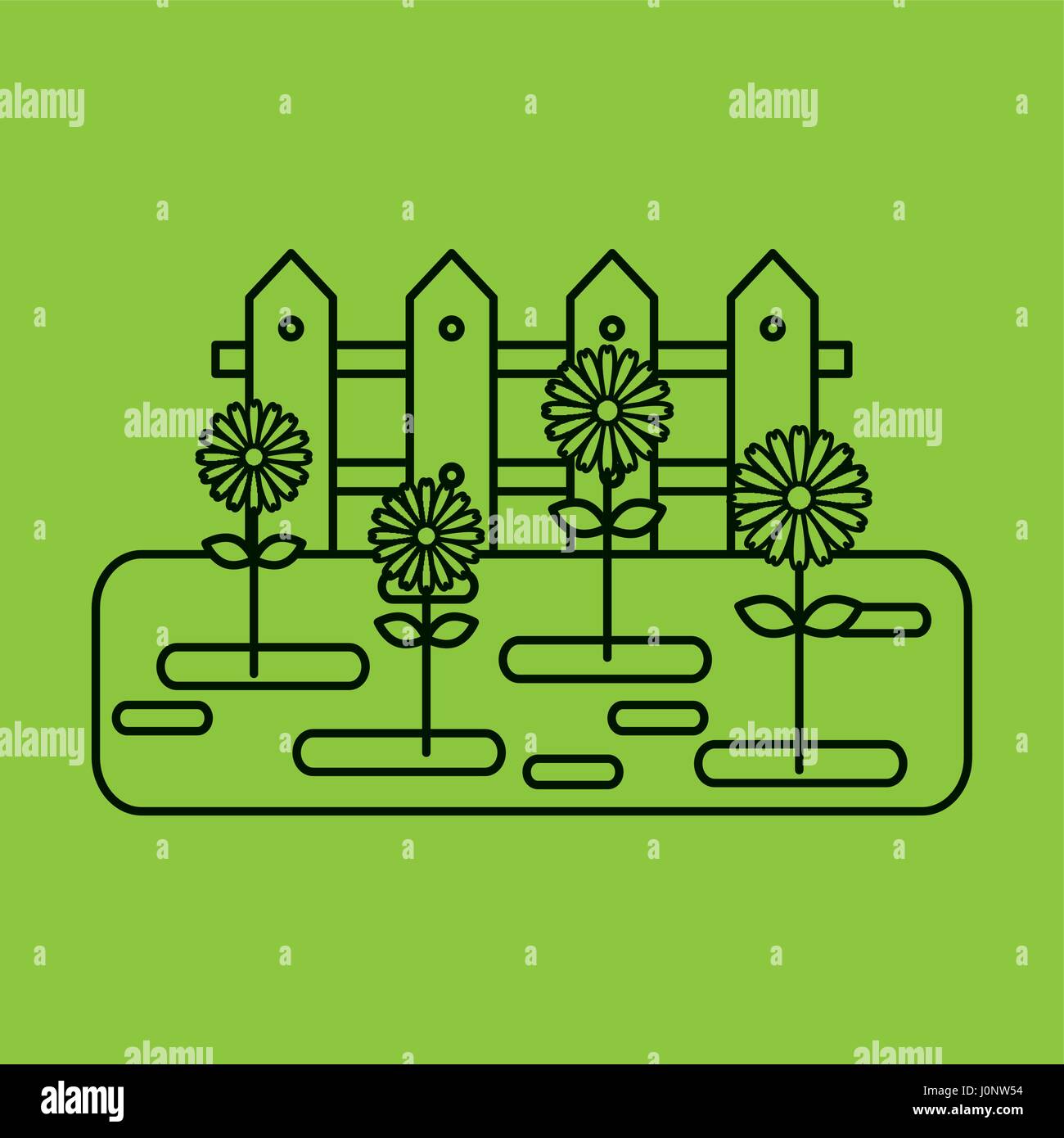 Garden owner Stock Vector Images - Alamy