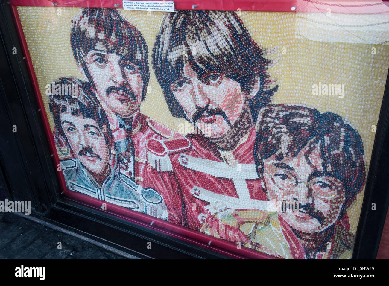 The,Beatles,The Beatles,art,made,from,jelly,beans,sweets,candy,Albert ...