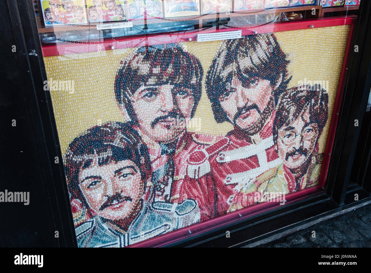 The,Beatles,The Beatles,art,made,from,jelly,beans,sweets,candy,Albert ...