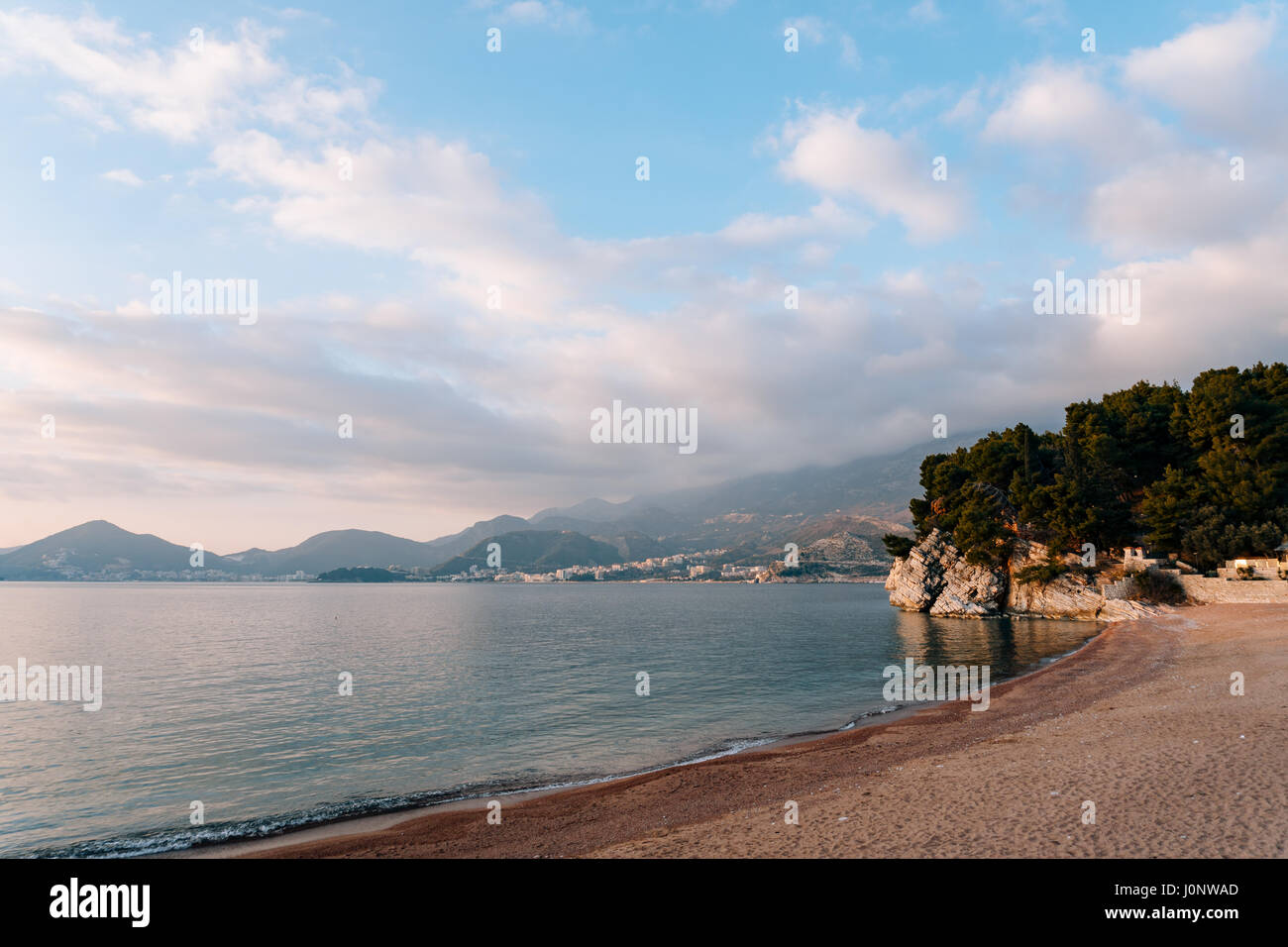 Queen's Beach in the territory of the park Milocer, near the villa, in ...