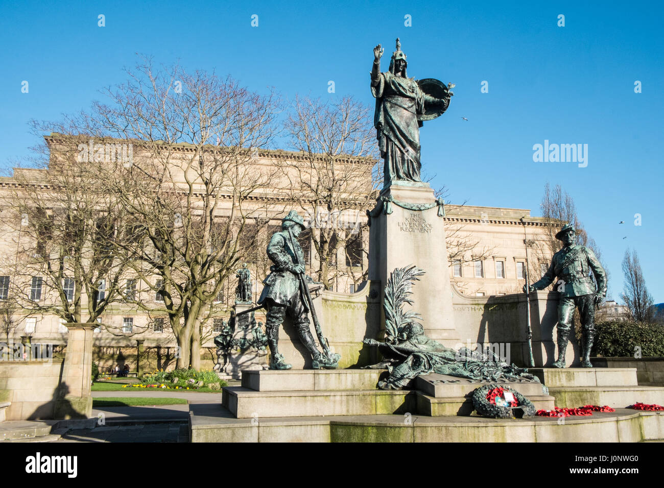 St John's Gardens,next,to,St George's Hall,Liverpool,Merseyside,England ...