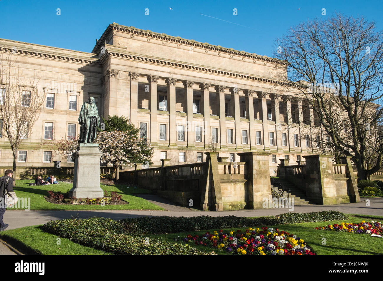 St John's Gardens,next,to,St George's Hall,Liverpool,Merseyside,England ...