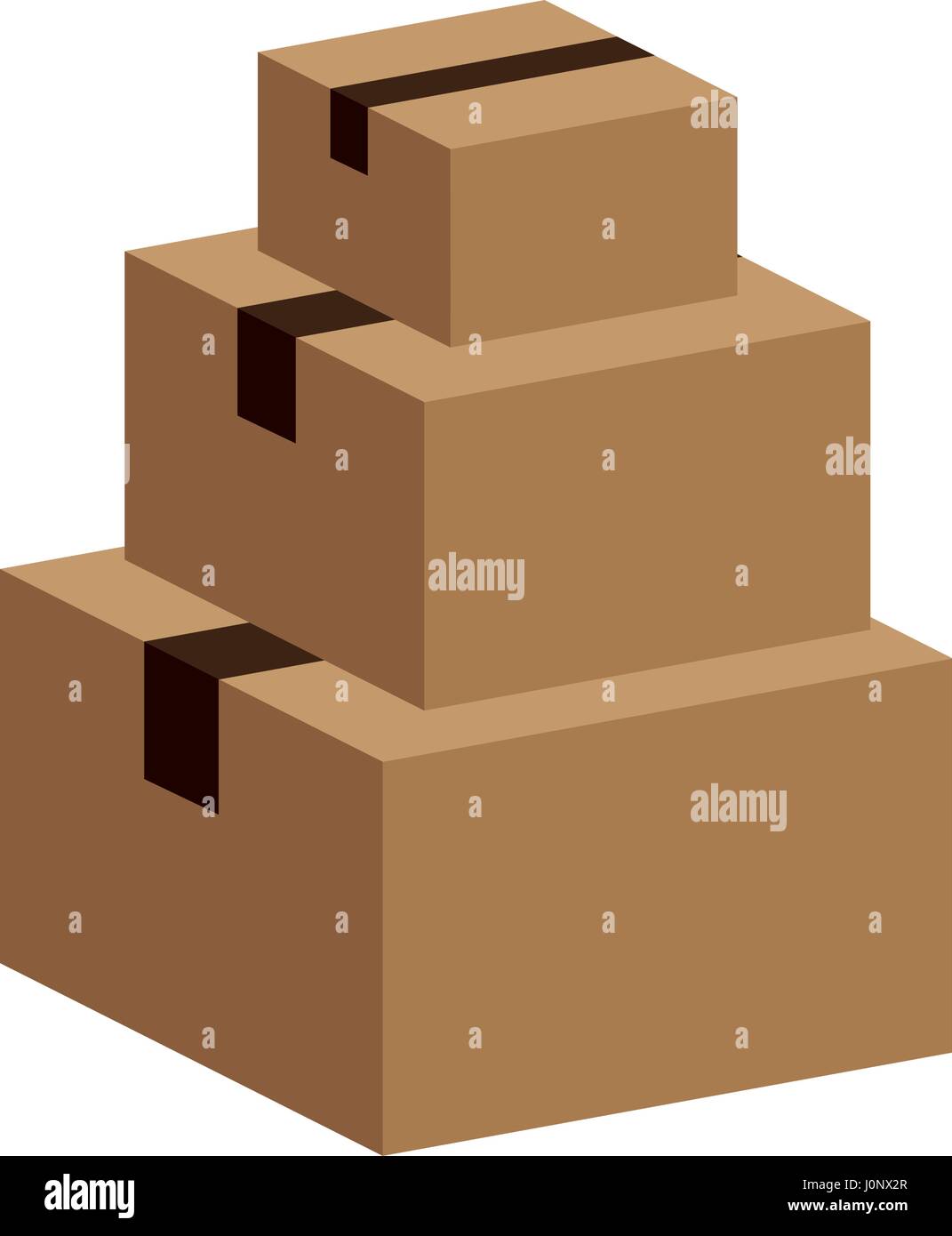 carton box packing icon Stock Vector Image & Art - Alamy