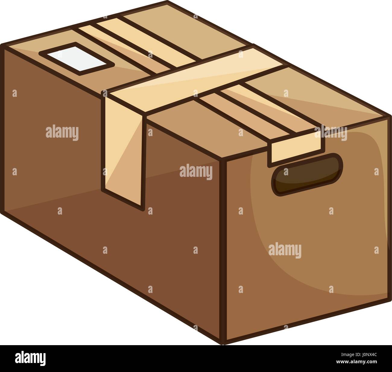 carton box packing icon Stock Vector Image & Art - Alamy