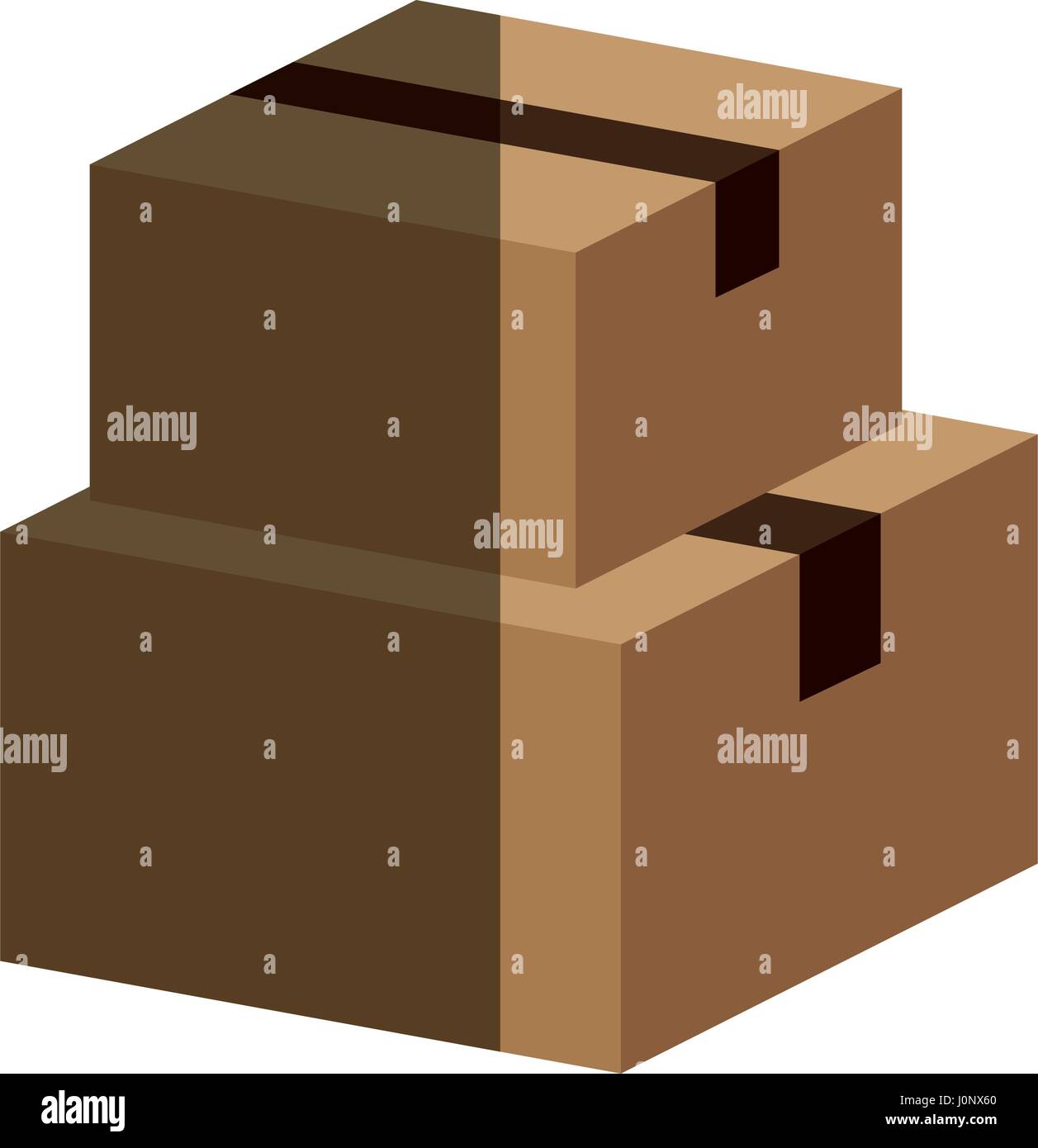 carton box packing icon Stock Vector Image & Art - Alamy