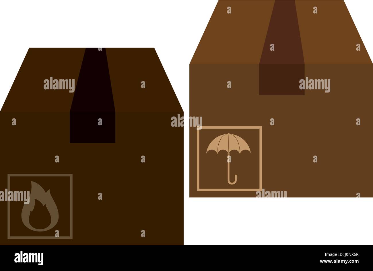 carton box packing icon Stock Vector Image & Art - Alamy