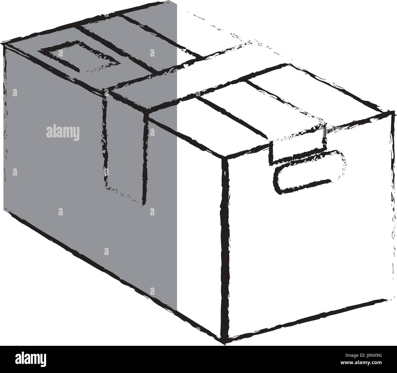 carton box packing icon Stock Vector Image & Art - Alamy