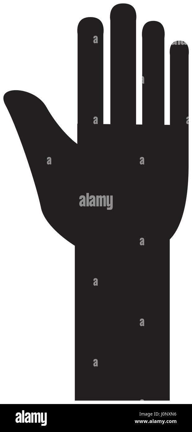 hands human up icon Stock Vector Image & Art - Alamy