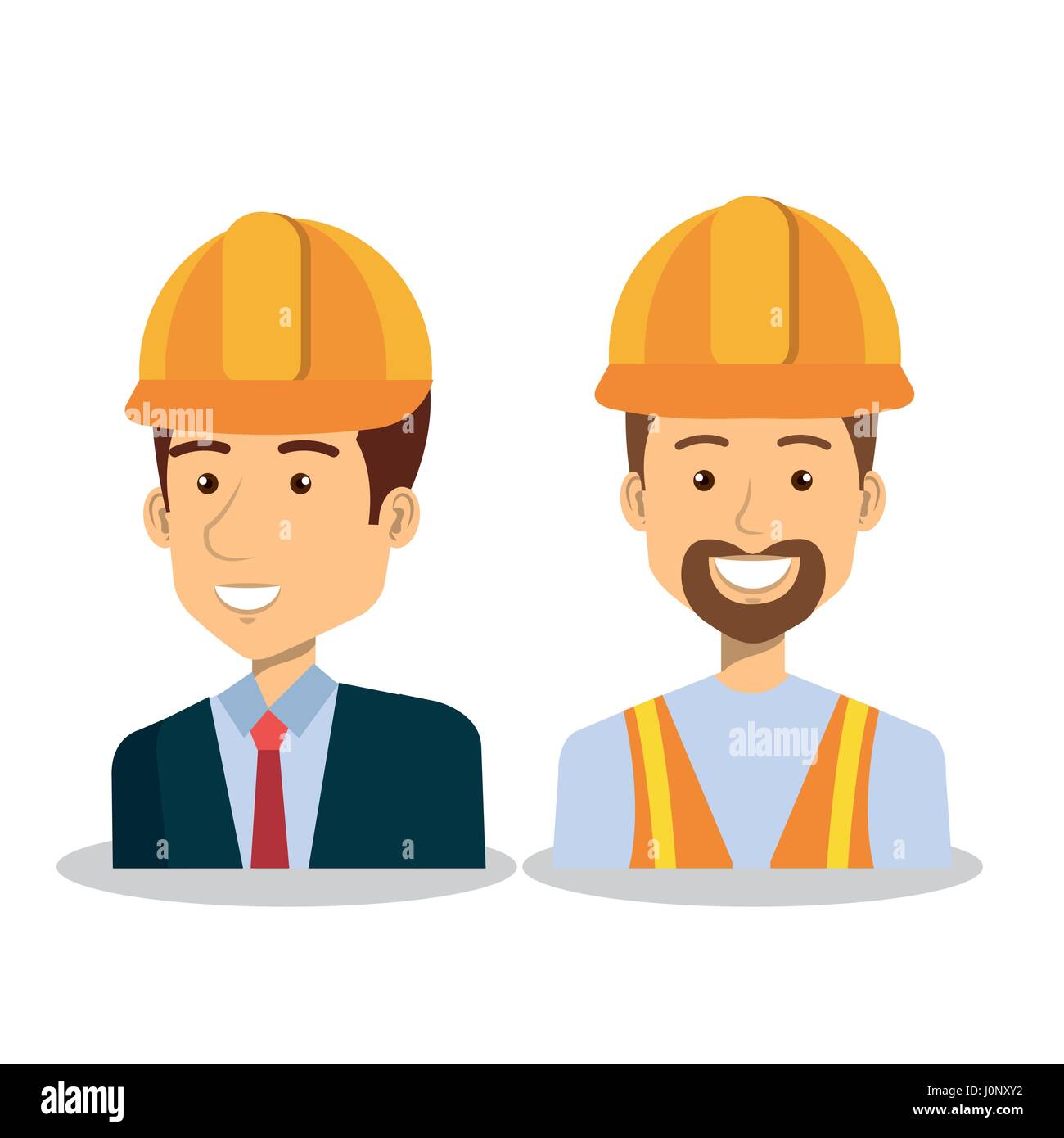 professional construction people characters Stock Vector Image & Art ...