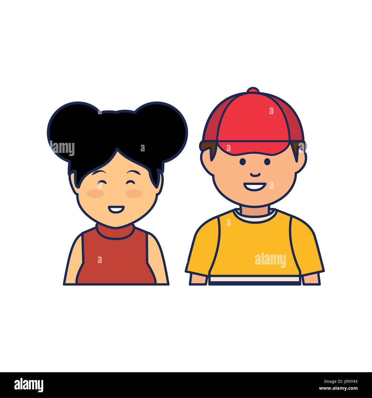 young people ethnicity characters Stock Vector Image & Art - Alamy