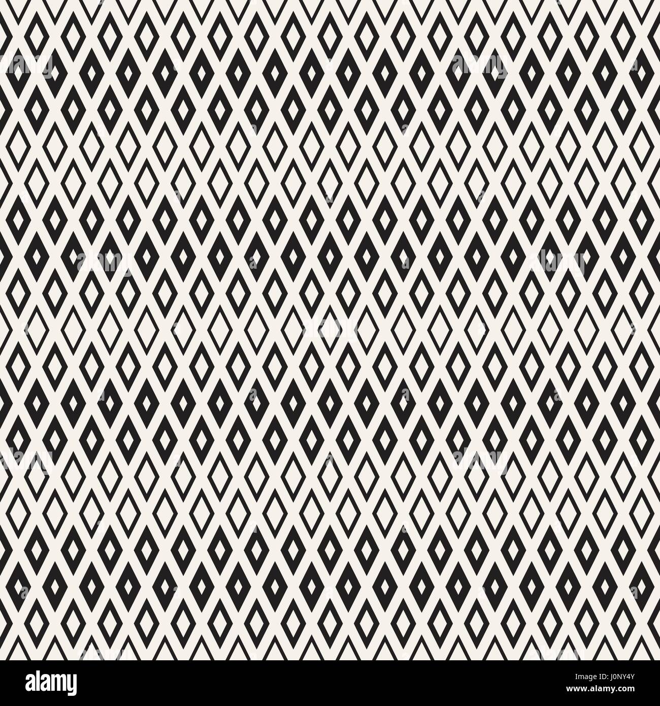 Repeating Geometric Rectangle Tiles. Stylish Monochrome Lattice. Vector ...