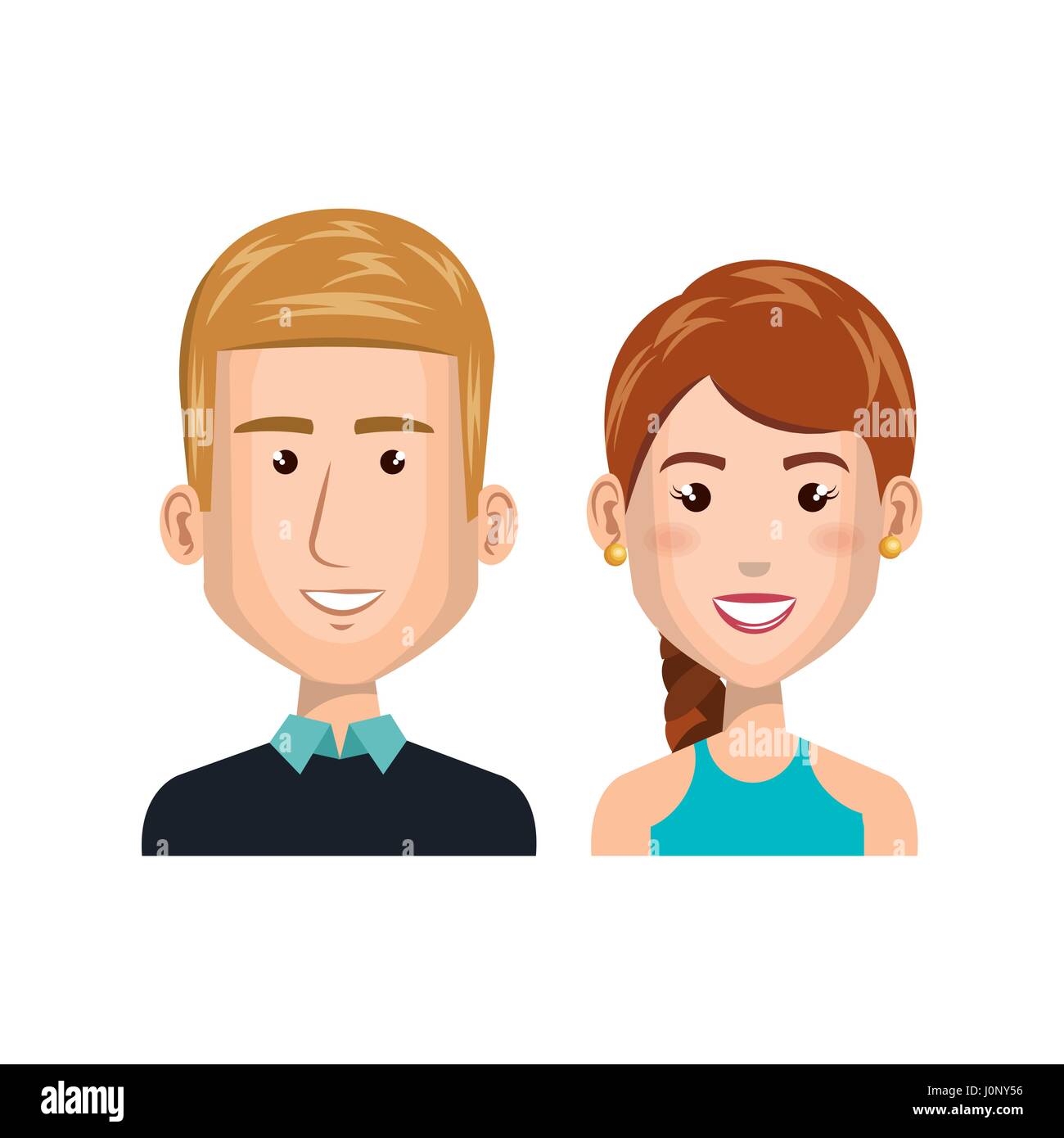 young people style characters Stock Vector Image & Art - Alamy